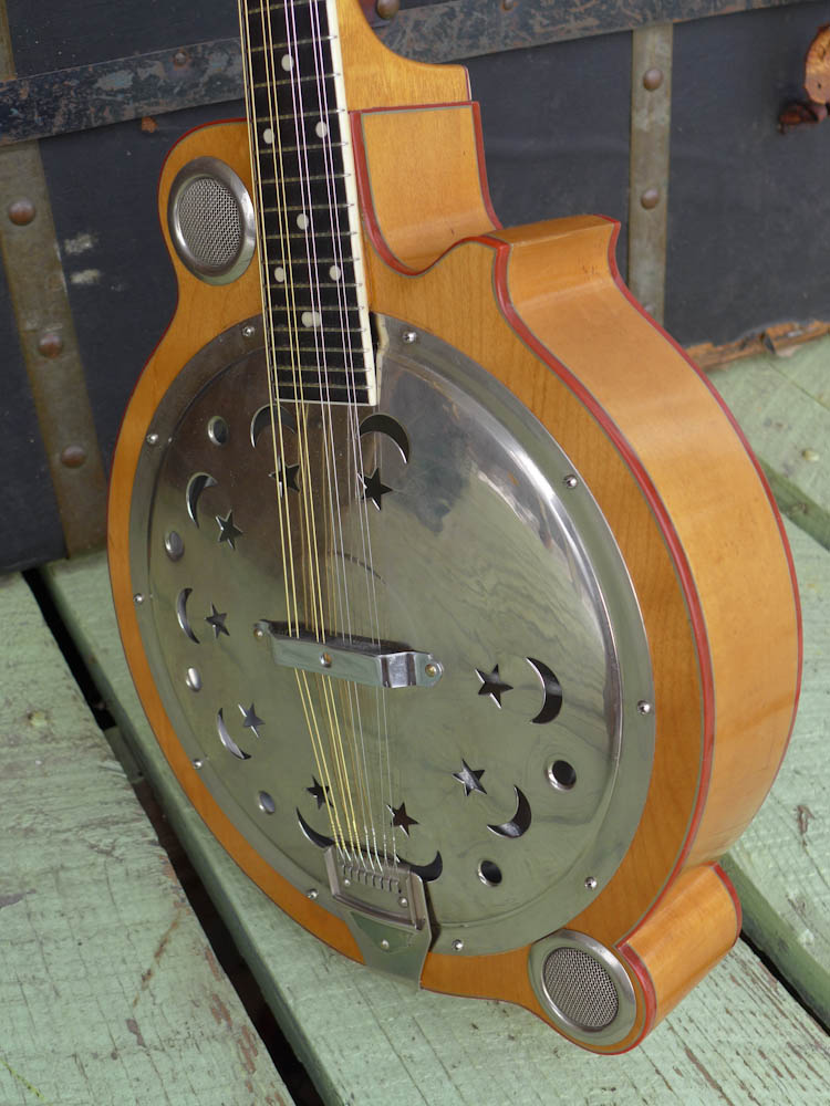 c.1970 Dobro Fancy Resonator Mandolin