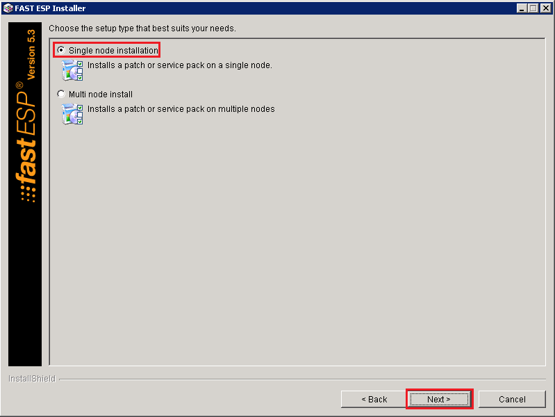 Protean Career: How to install FAST ESP in Windows