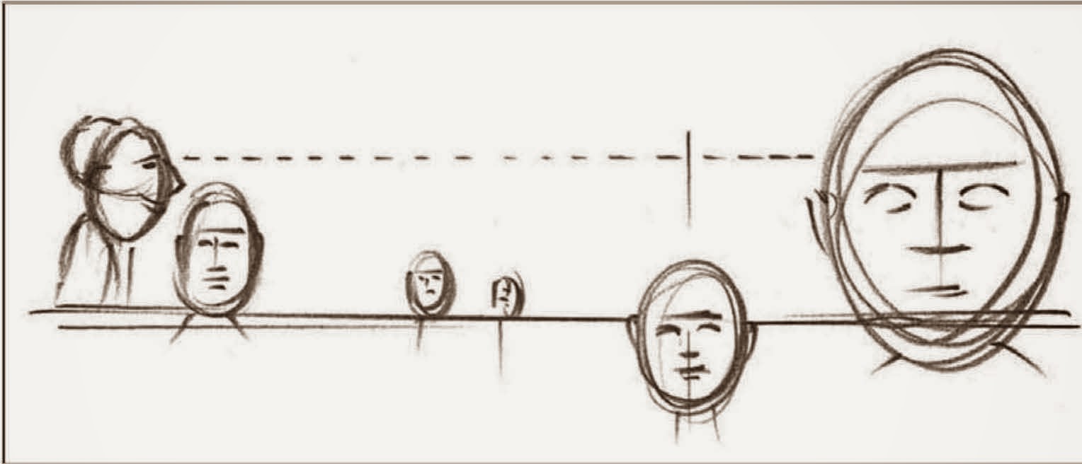 Drawings: PLACING PEOPLE IN A COMPOSITION