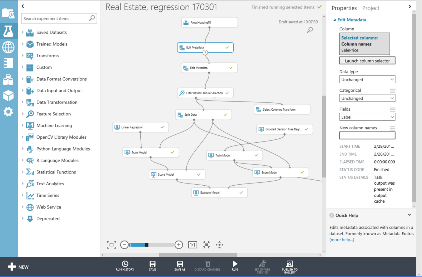 [Azure Machine Learning] Terminología de Azure ML Studio | Epicalsoft ...