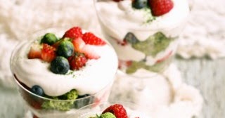 Perfectly imperfect : Matcha Cake Parfait