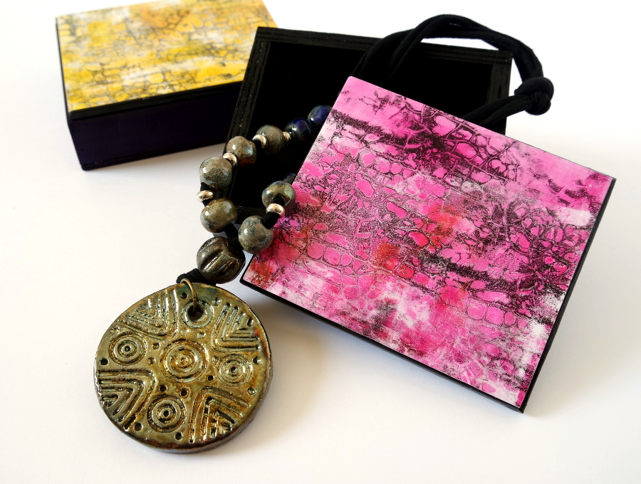 GiogioCraft: Faux Enameled Crackle' box with GelliArts®