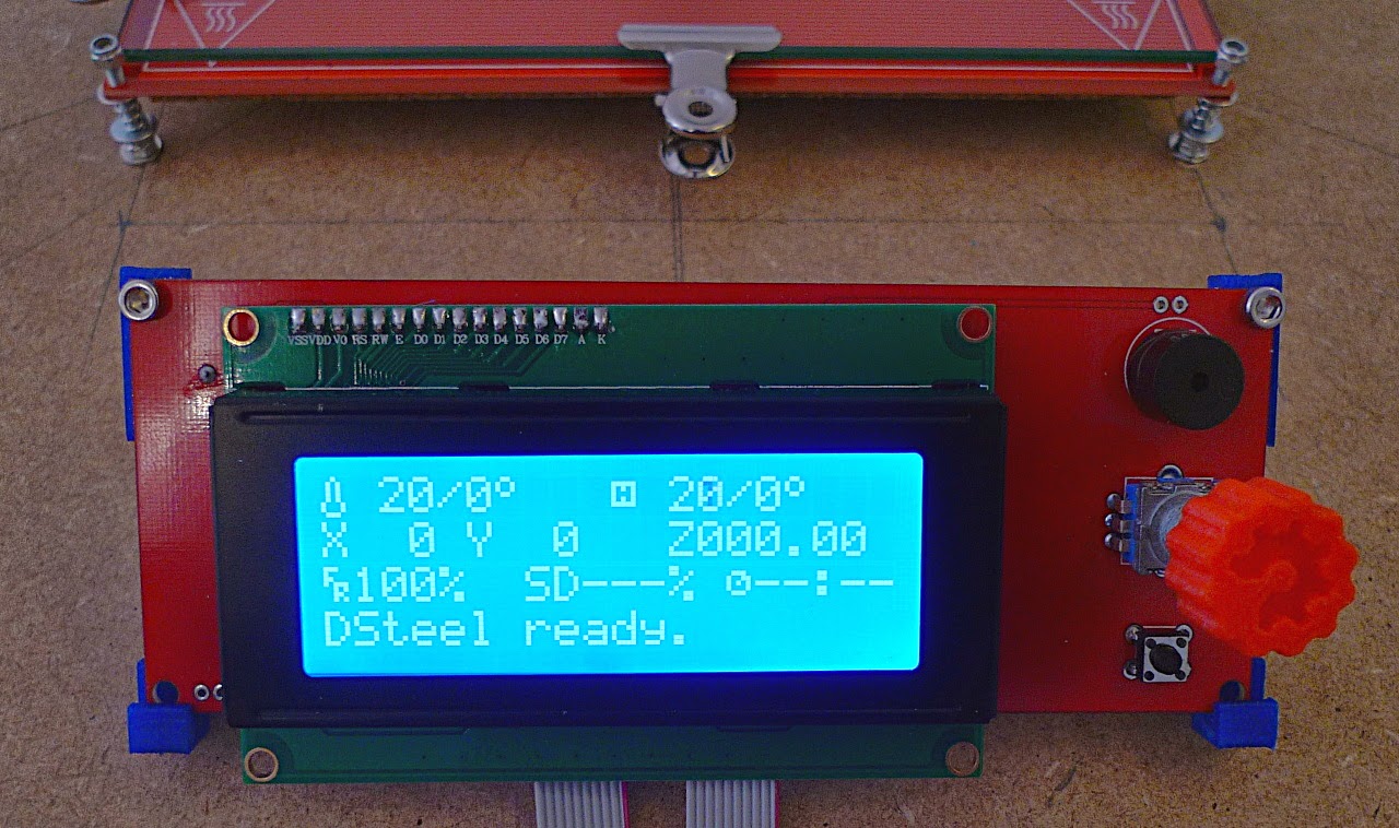 Delta Steel 3D Printer: The humble RepRapDiscount Smart Controller and ...