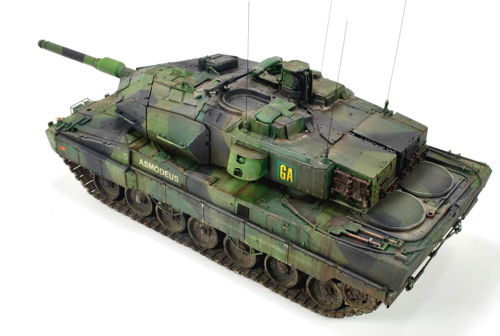 Chris Jerret modeling: Strv.122 rework is complete.