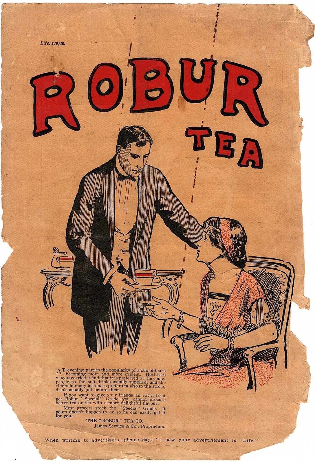 Johnnyfive Collectables: Vintage Ads - 1912 "Life" magazine