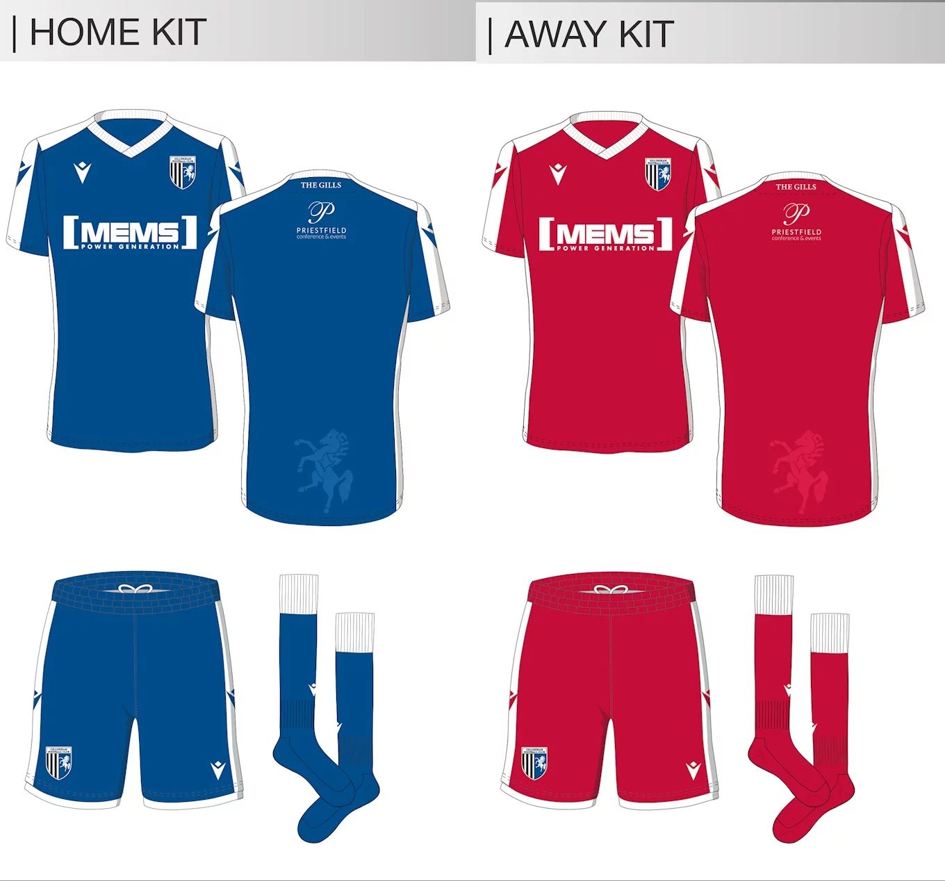 Gillingham 19-20 Home & Away Kits Revealed - Footy Headlines