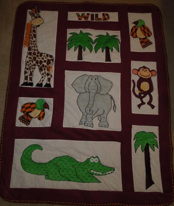 xoxo Grandma: Wild Animals Quilt