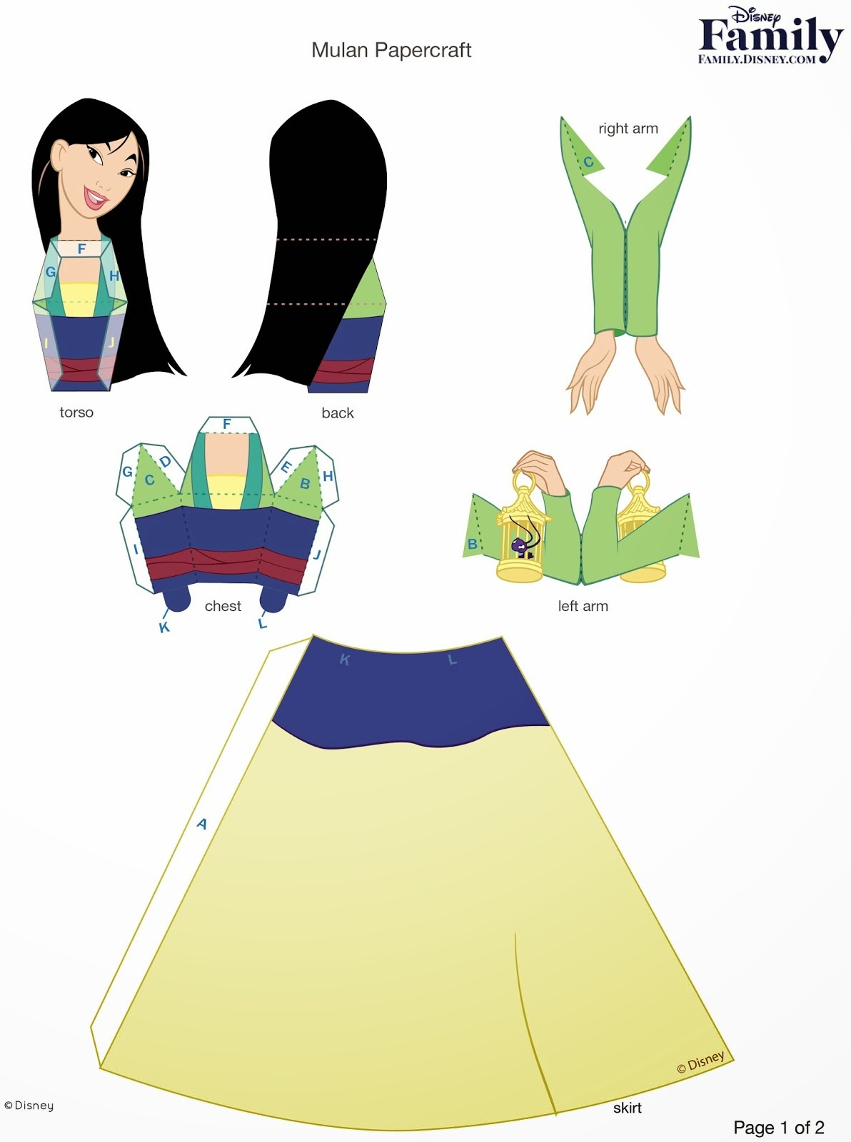 Santa Clara Artesanato: Papercraft Princesas
