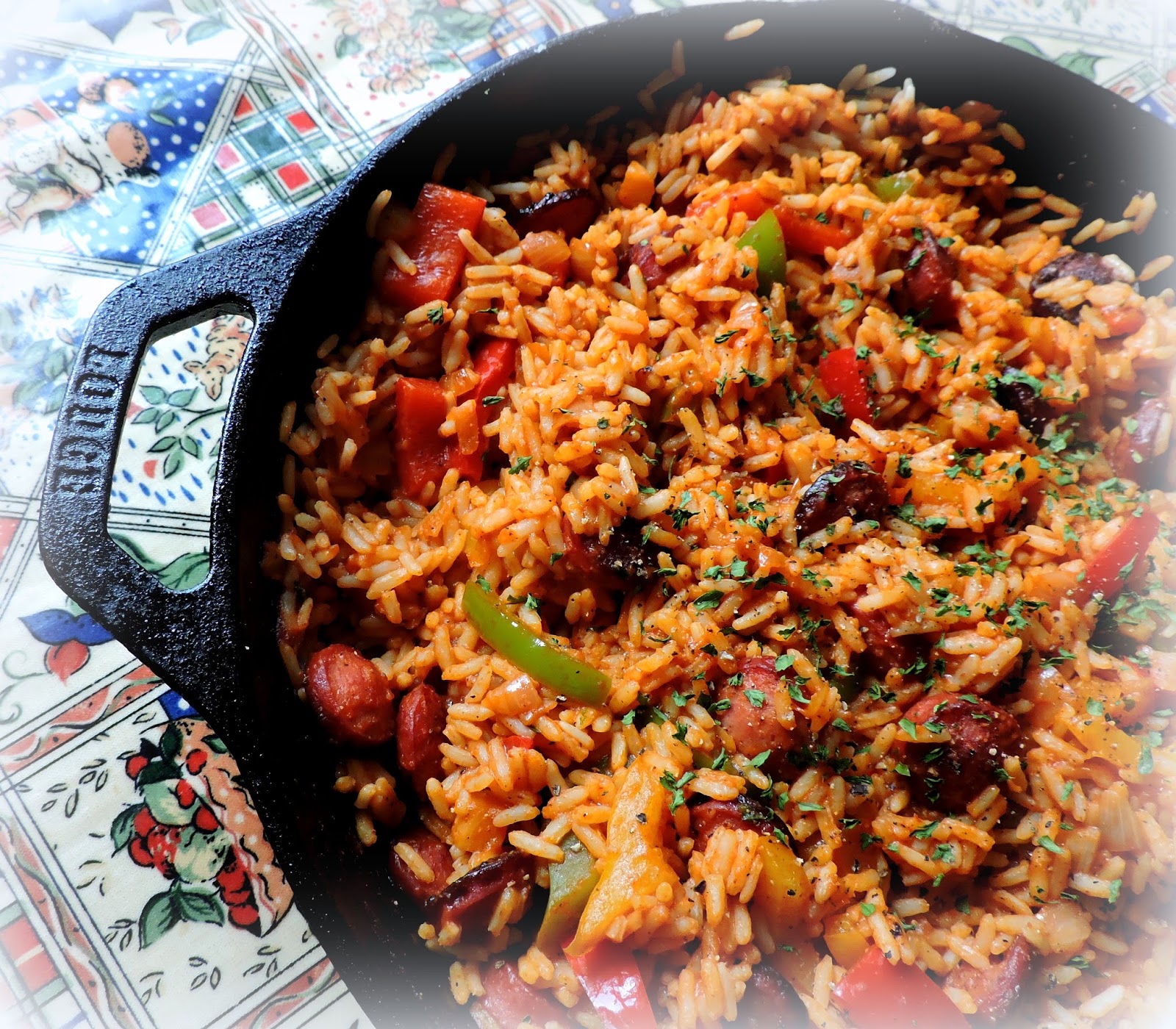 Spicy Sausage, Peppers & Rice | The English Kitchen