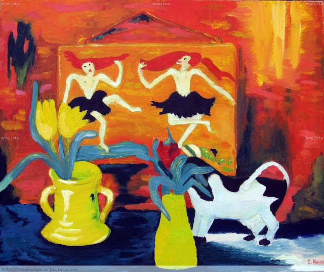 Emil Nolde 1867-1956) Still life with dancers (1910) Private collection ...