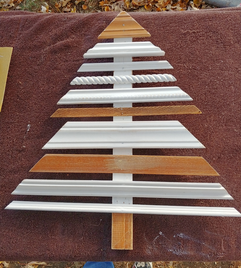 DIY Wood Scrap Tree - Little Vintage Cottage