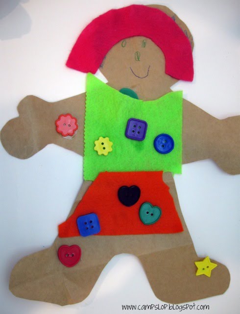 Camp Slop: Paper Gingerbread Men