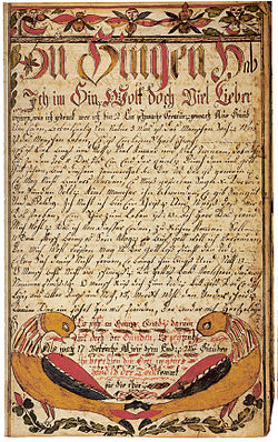 Colonial Quills: Fraktur Folk Art