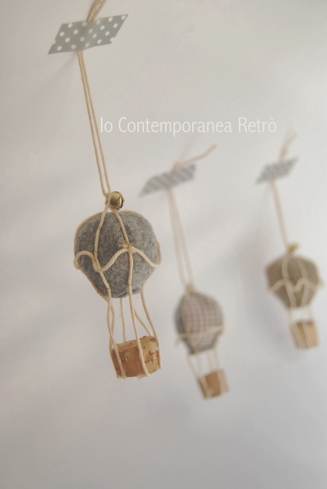 Io Contemporanea Retrò: MONGOLFIERE homemade