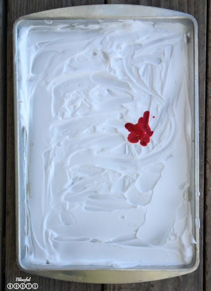 BLISSFUL ROOTS: Shaving Cream & Food Coloring Art For Kids