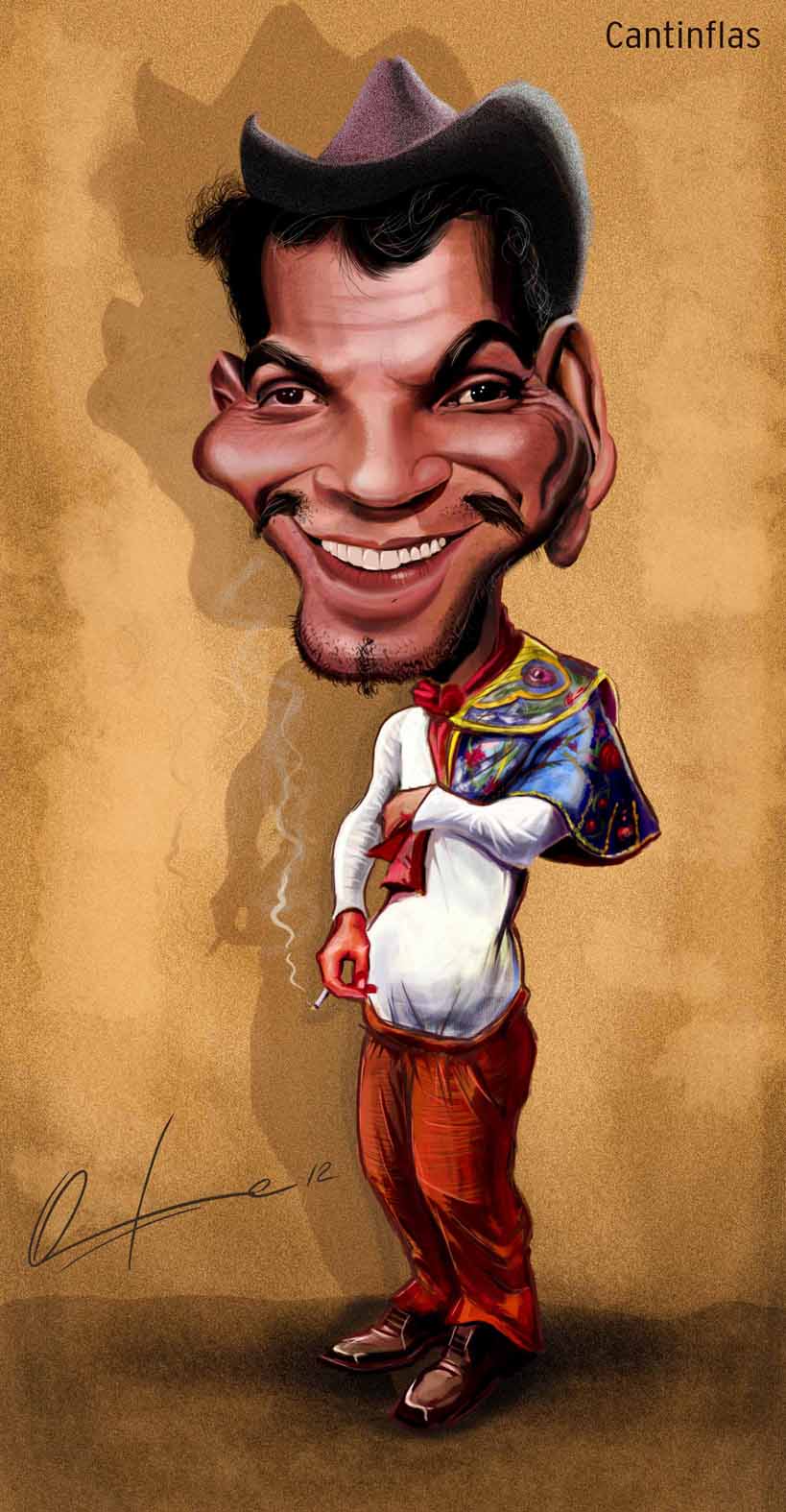 Onofre Caricaturas: Mario Moreno Cantinflas