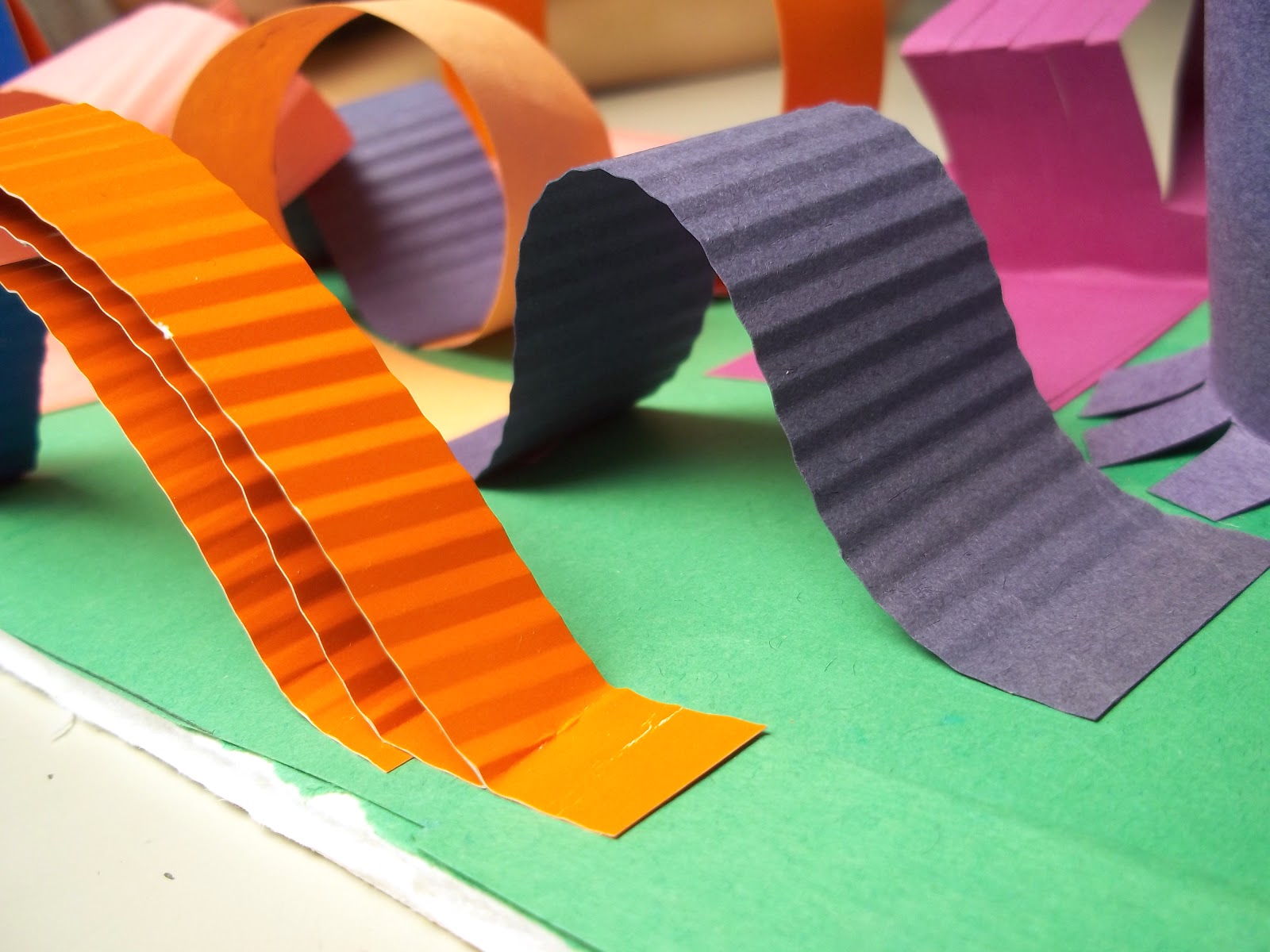 Monument Valley Regional Middle School Art Class: Paper Sculptures 5th ...