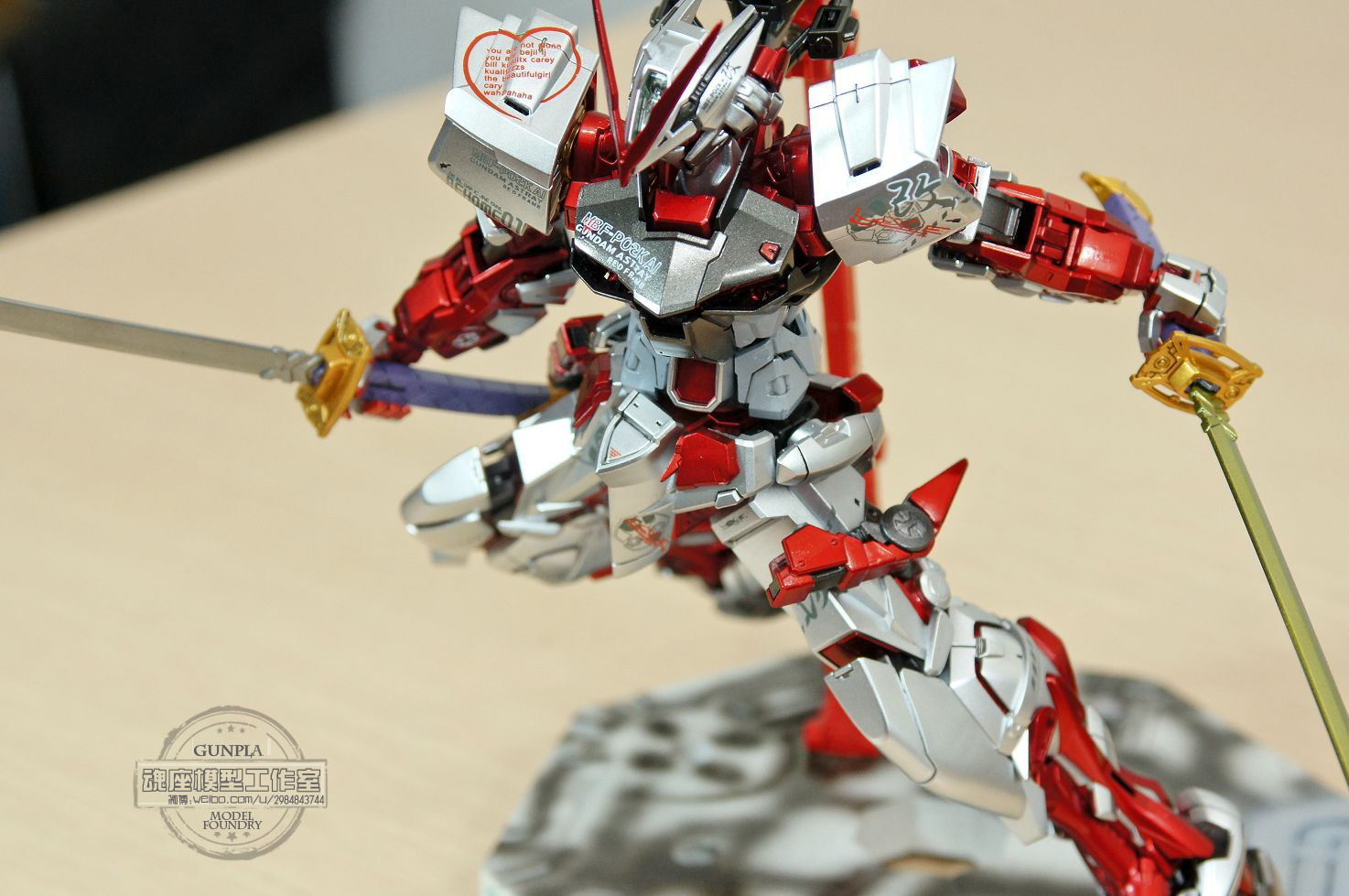 GUNDAM GUY: MG 1/100 Gundam Astray Red Frame Kai - Metallic Color ...