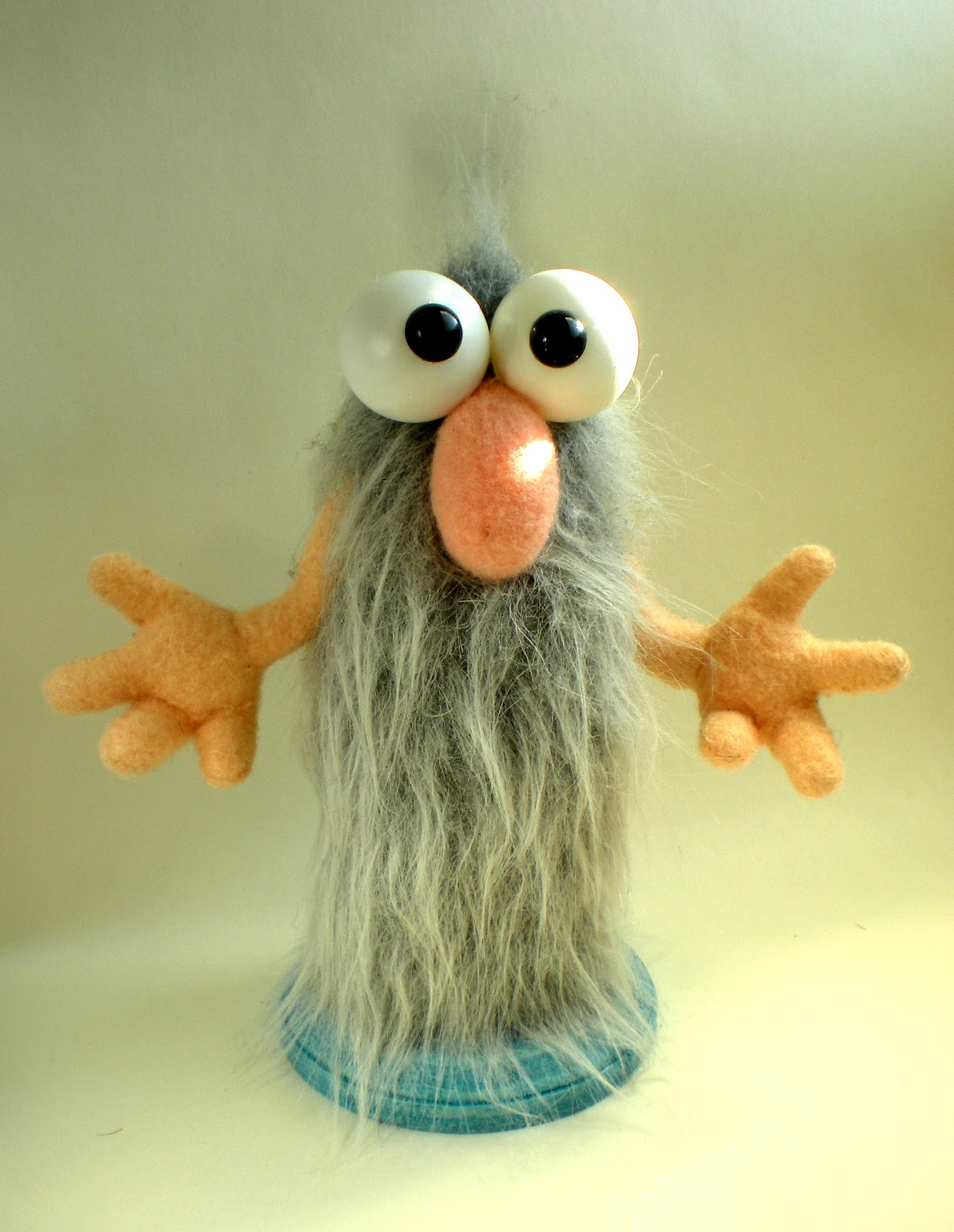 The Golden Glue Gun: Poseable Caveman Puppet