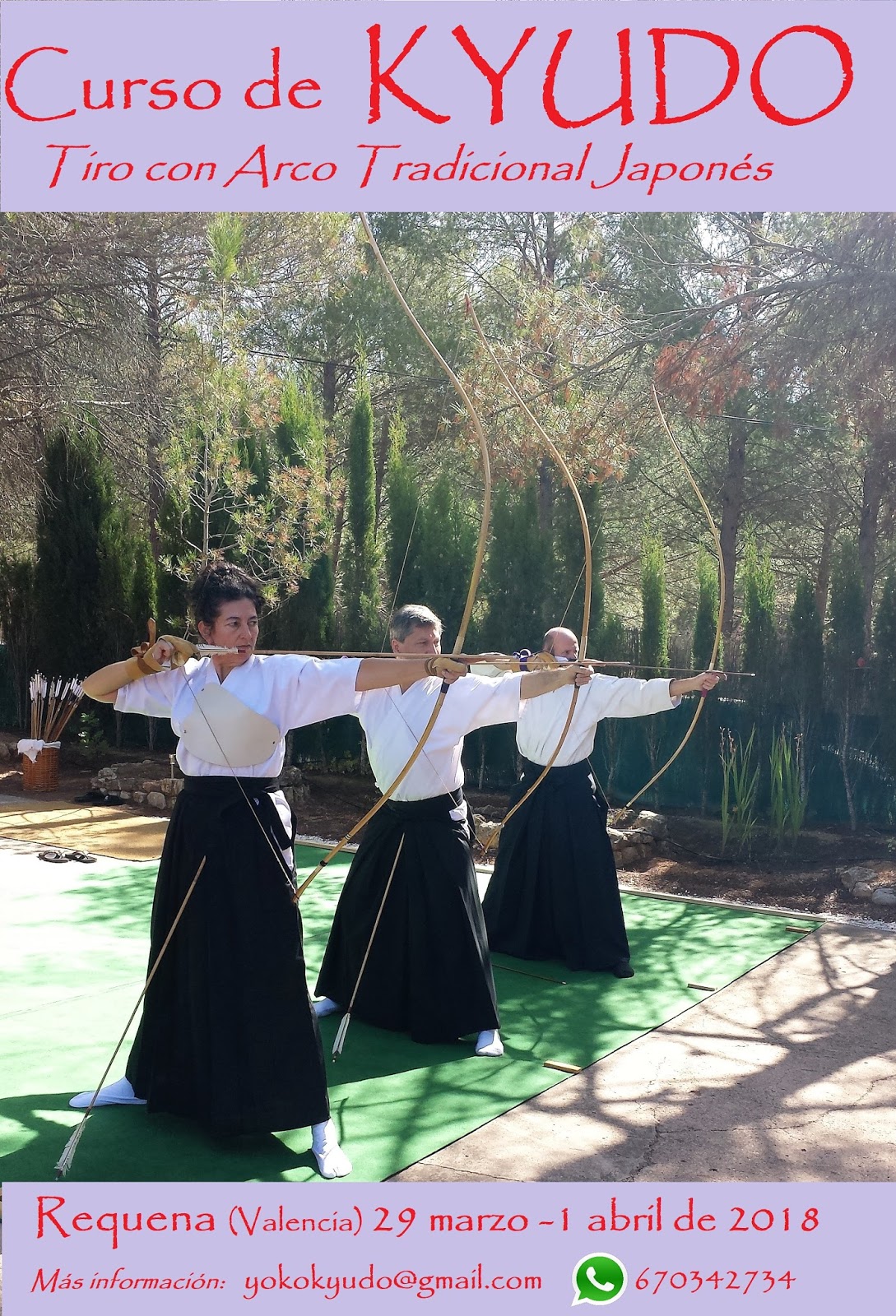 CURSO DE KYUDO EN SEMANA SANTA 2018