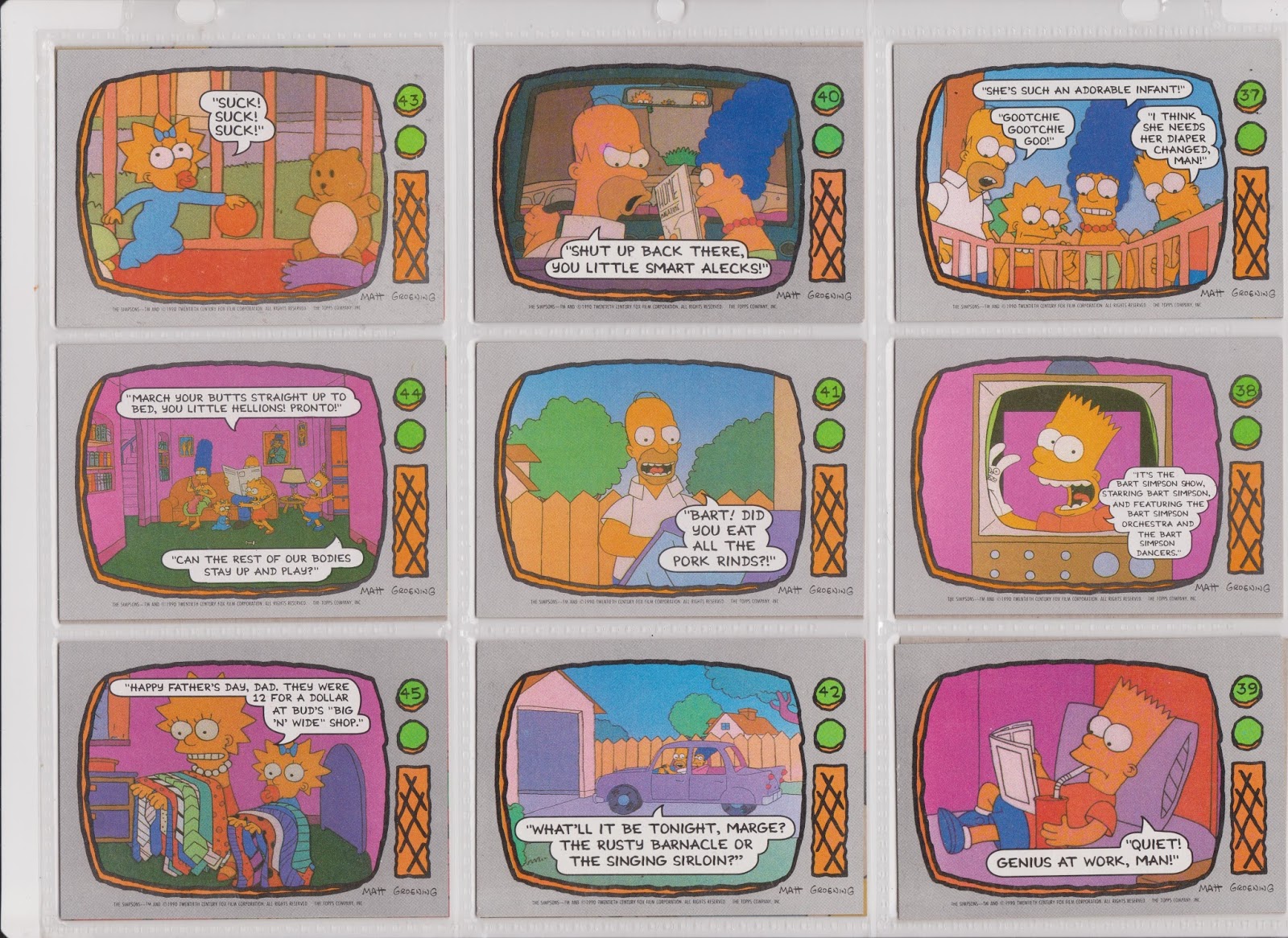 Royal Card Review: The Set List- Simpsons, eh?