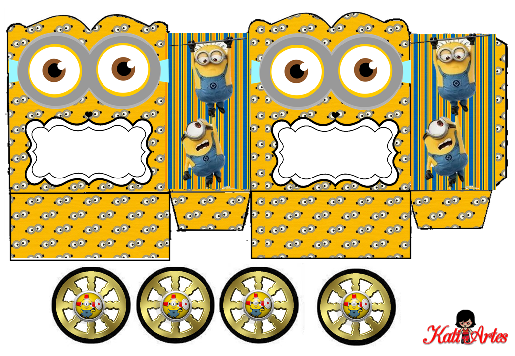 Minions with Googles: Princess Carriage Shaped Free Printable Box. - Oh ...
