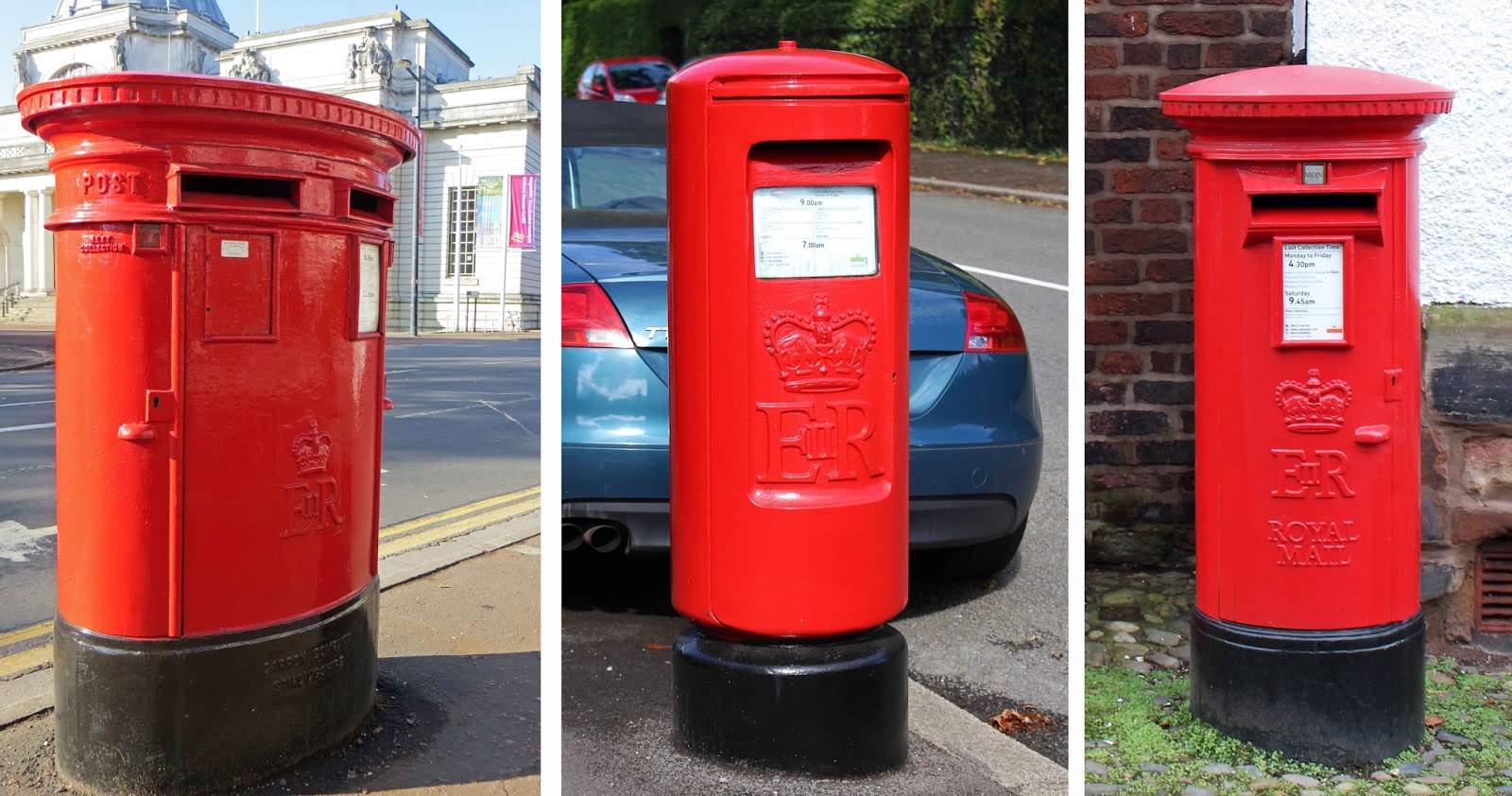 sconzani: Pillar boxes, post boxes