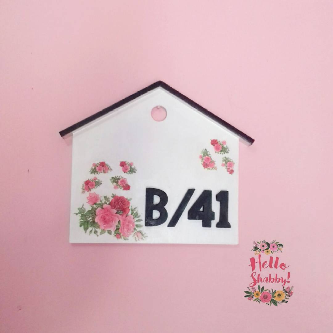 Custom Papan Alamat Rumah Unik dan Shabby Chic ~ HelloShabby.com ...