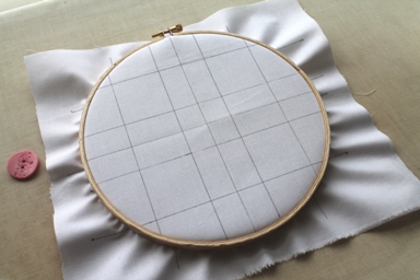 Sew Lux Fabric : Blog: Summertime Adventures: Button Hoop Tutorial