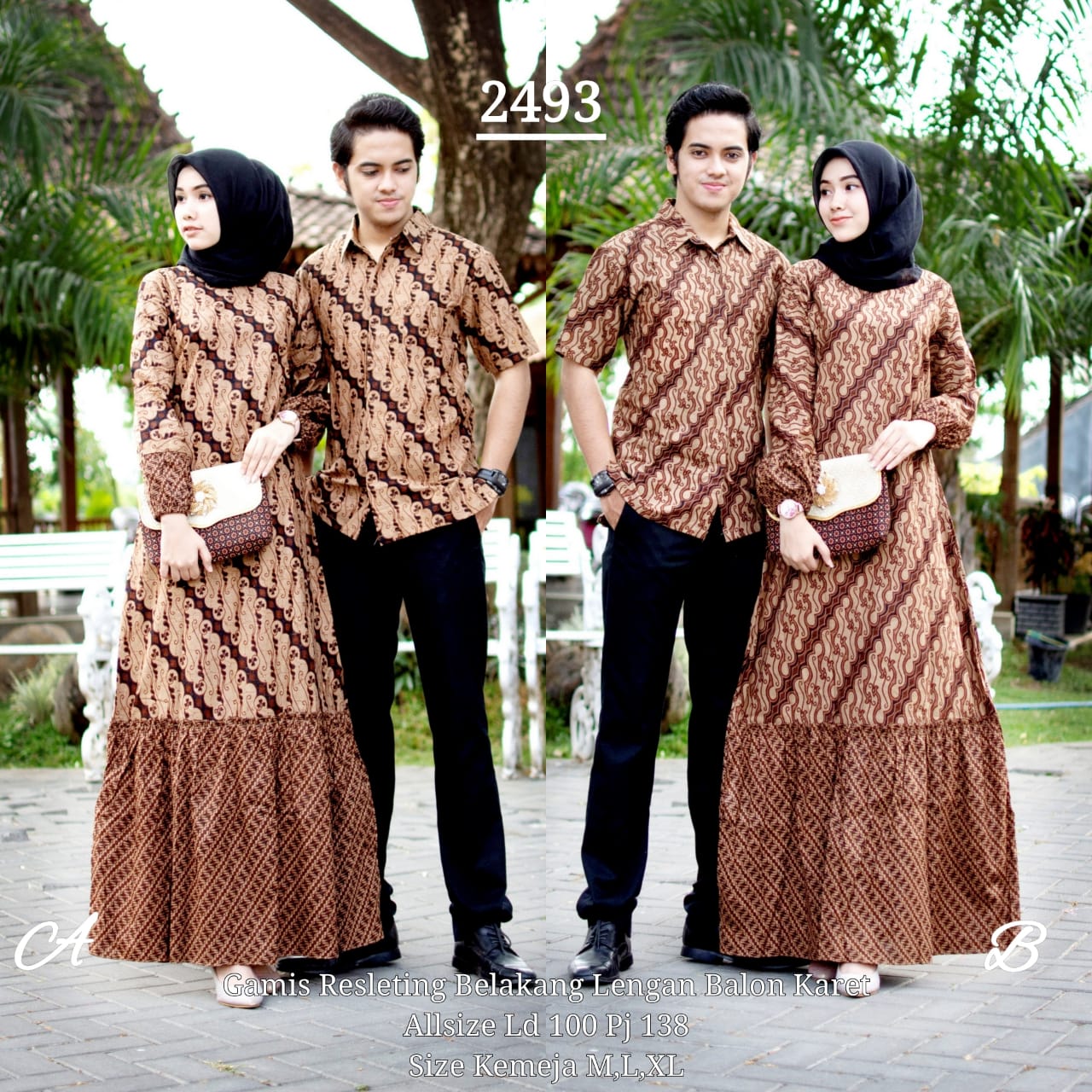 Model Baju Gamis Lengan Balon - Model Hijab Terbaru