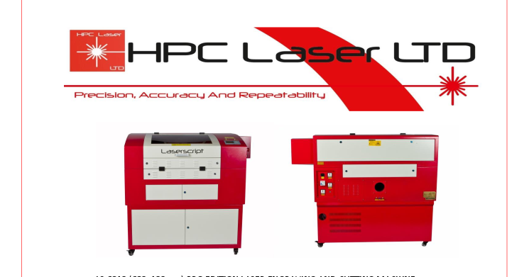 HPC Laser Ltd (Laserscript): LS6840 PRO EDITION LASER ENGRAVER AND CUTTER