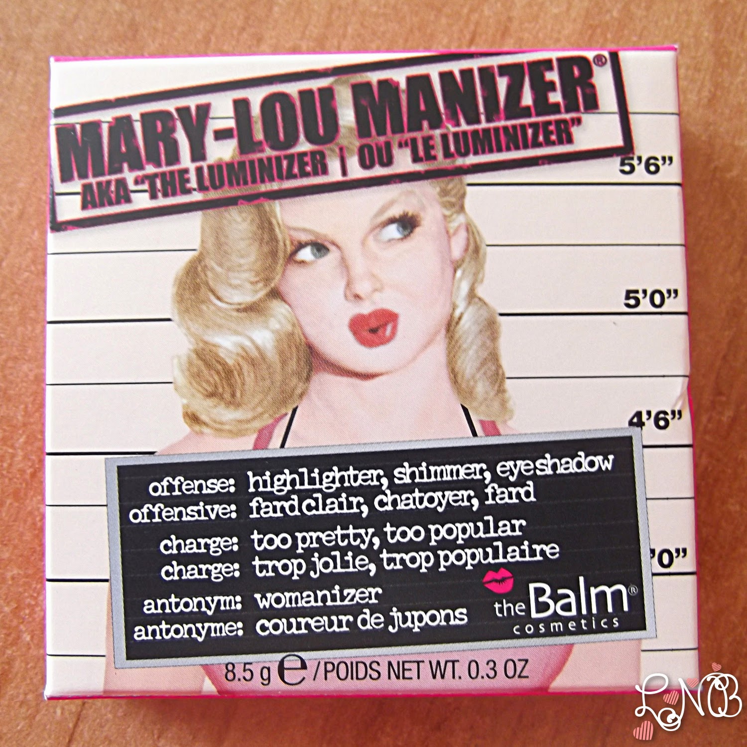 THE BALM COSMETICS Mary Lou Manizer Hightlighter . Review Swatches ...