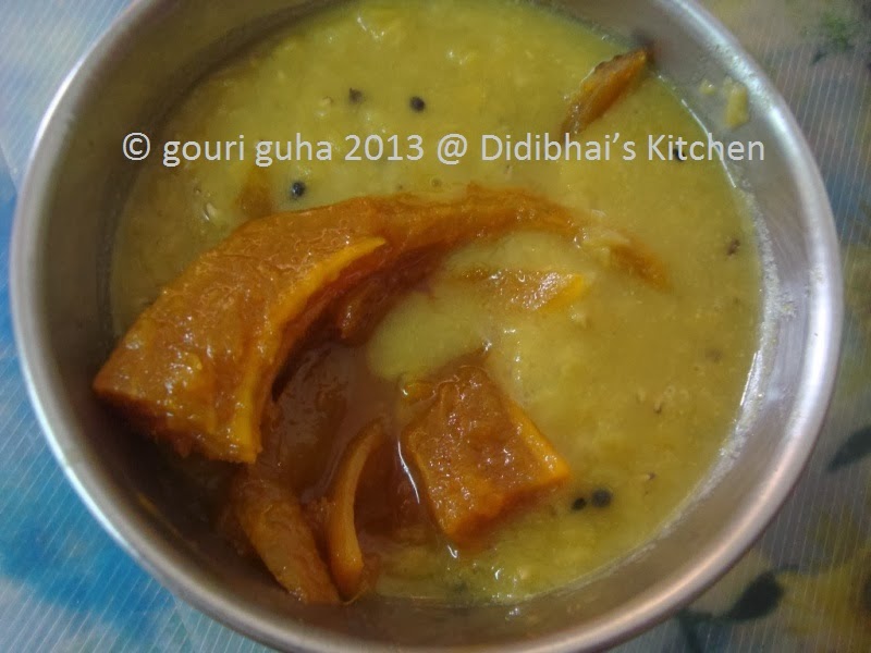 Didibhai’s Kitchen: Masur Dal with Chalta (Tak-Dal) – Red lentils ...
