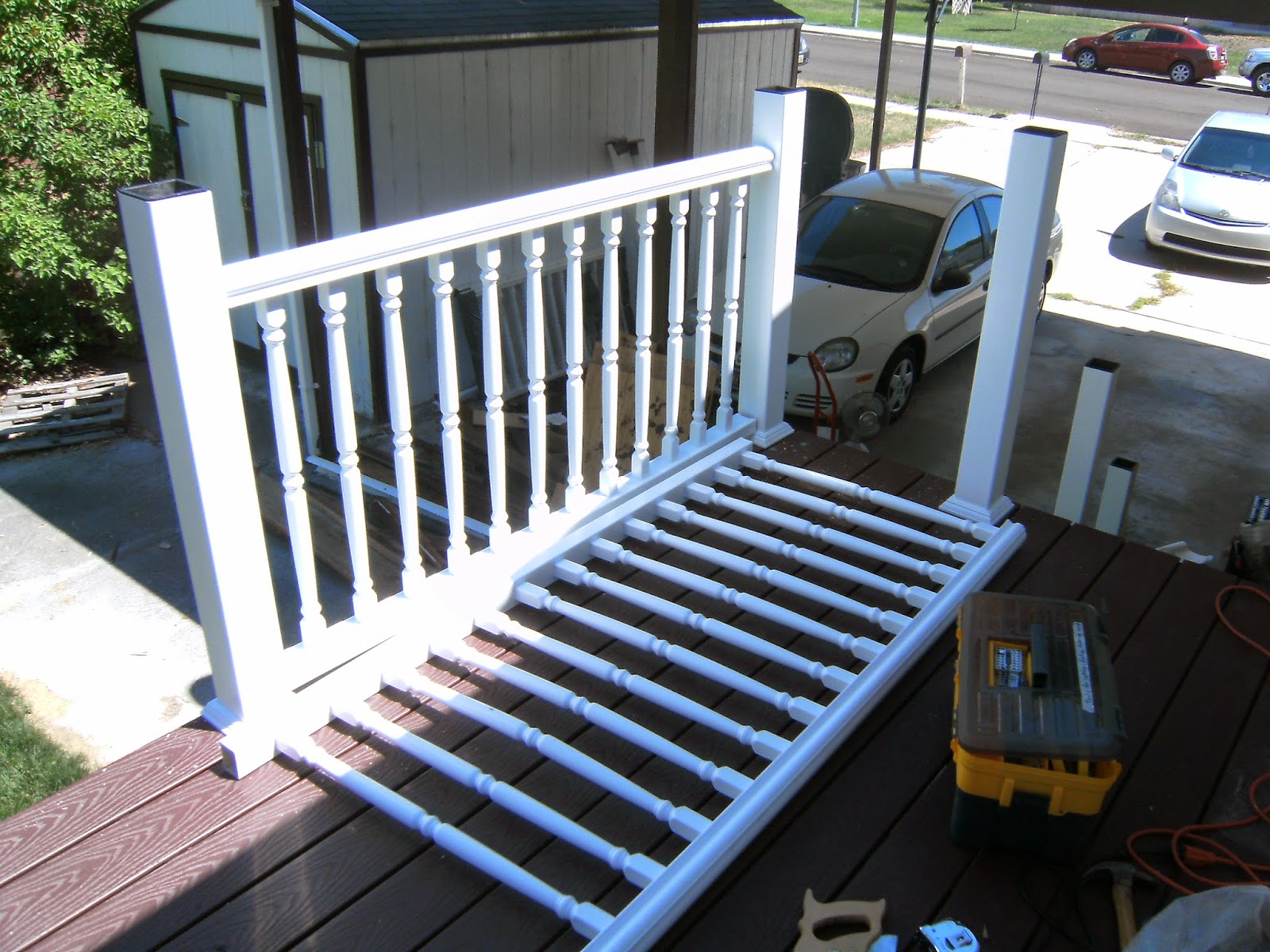 Rhonda's Blog: Railings, and DONE!