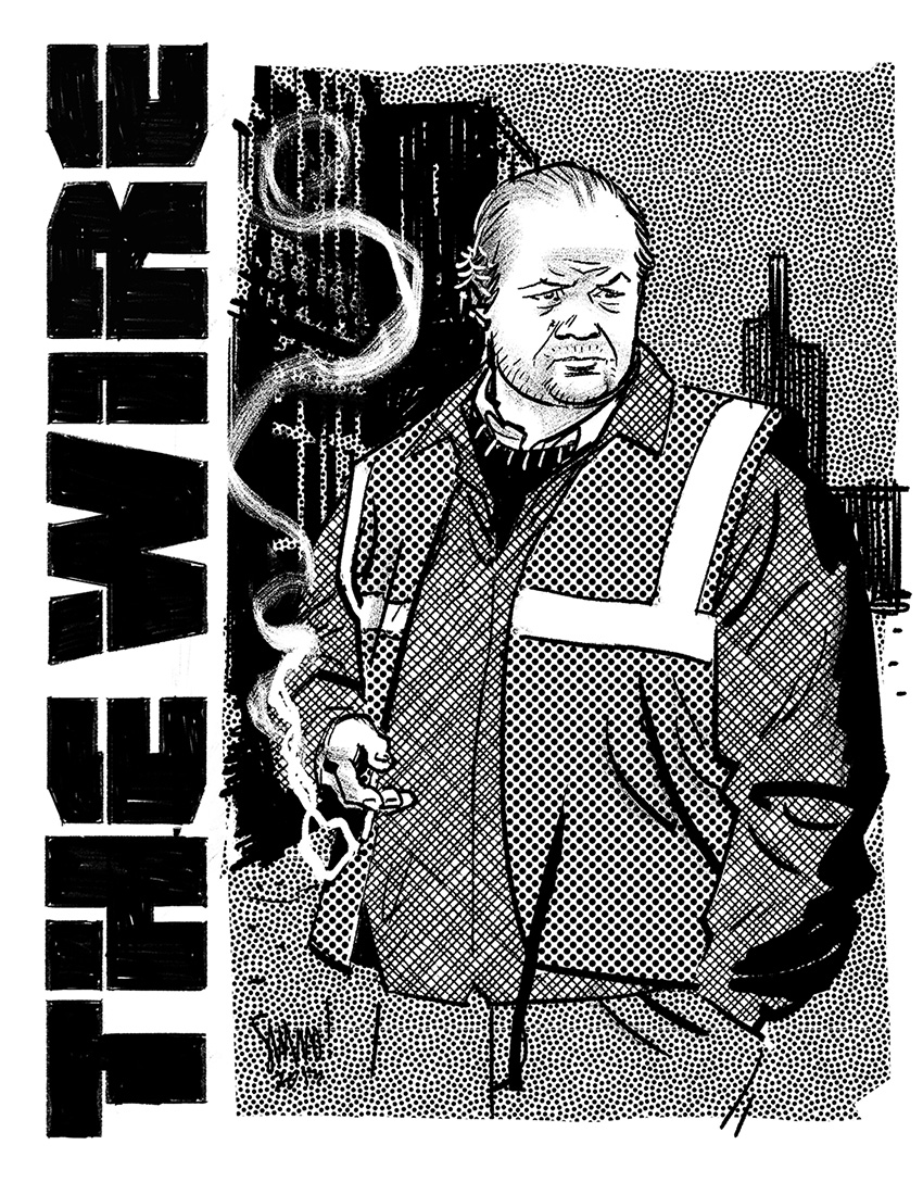 Frank Sobotka - The Wire - Greg Smallwood | The wire hbo, The wire tv ...
