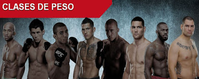 CZC TAPOUT: Categorías de peso en la Ultimate Fighting Championship (UFC)