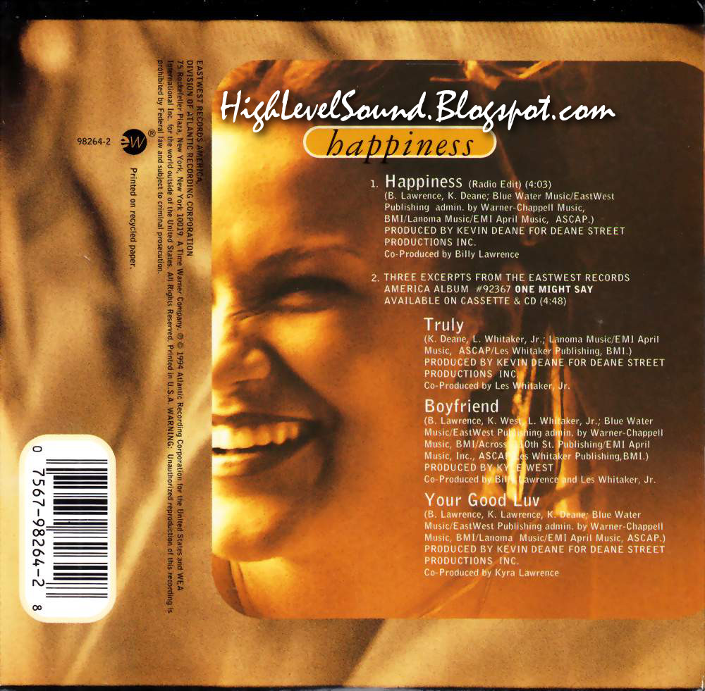 highest level of music: Billy Lawrence - Happiness-(Cardboard_Sleeve ...