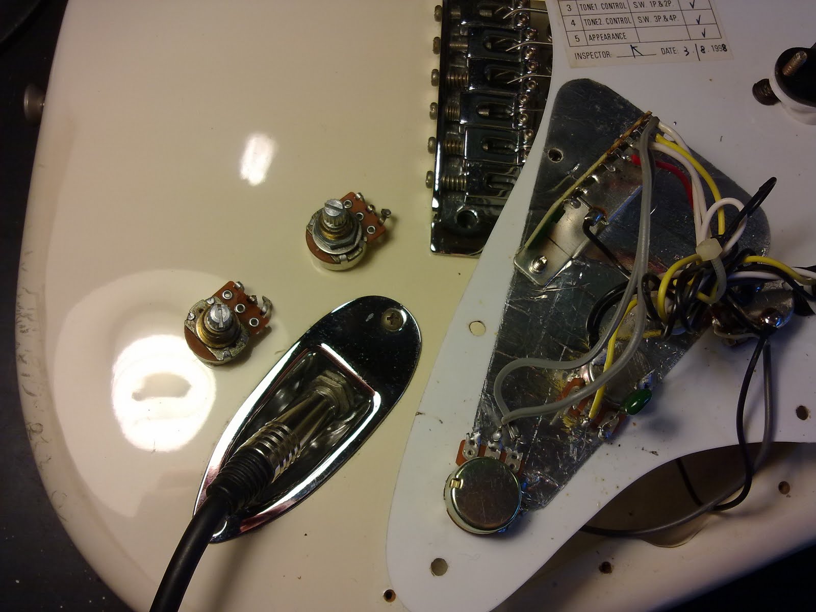 HT Guitars: Fralin Blender Mod