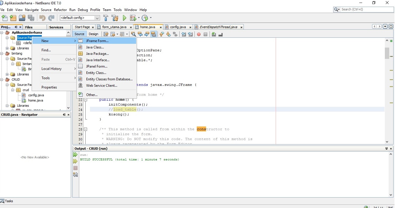 Crud Netbean Mysql Coretan Tekaje