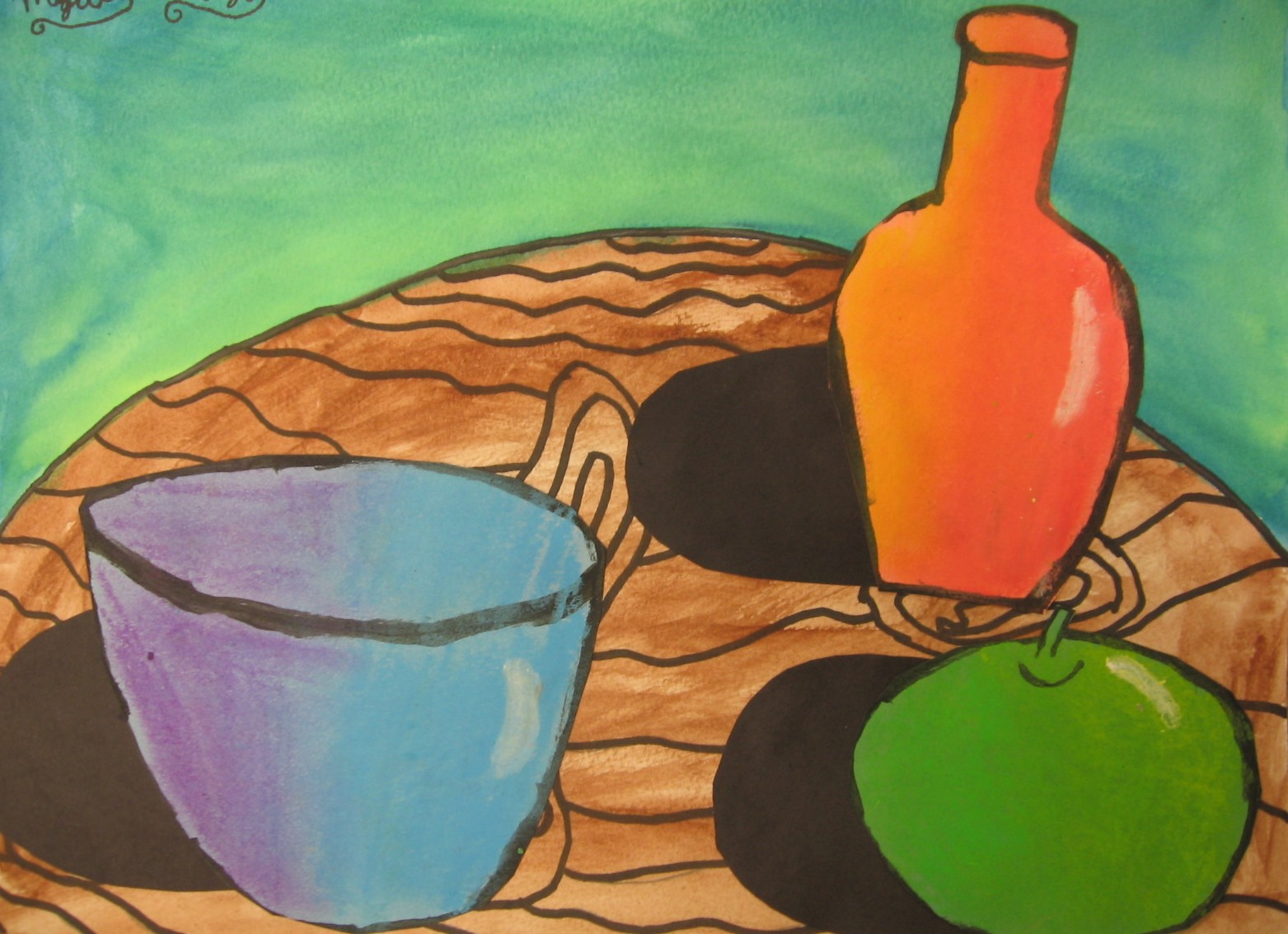 Art with Mrs. Kim : 4th grade Cezanne Inspired Still Lifes