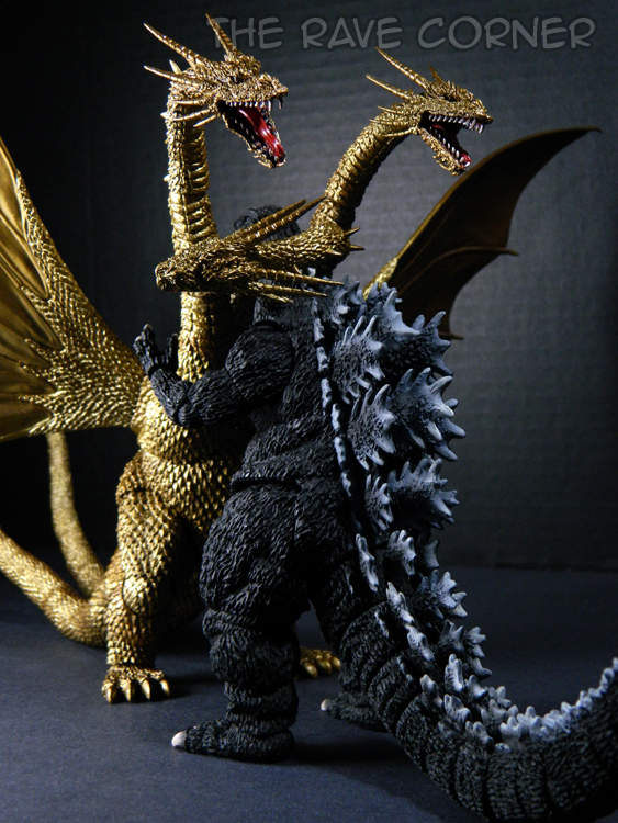 The Rave Corner: S.H. MonsterArts King Ghidorah Figure Review