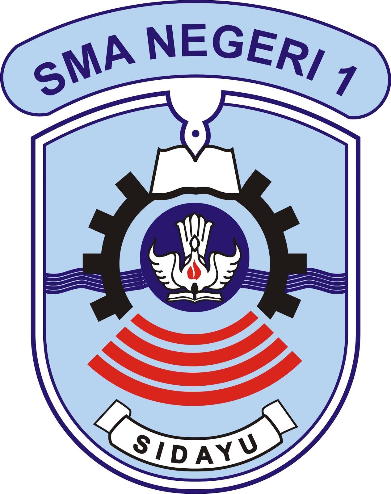 Lambang atau logo SMA Negeri 1 Sidayu