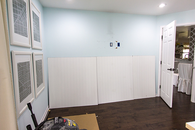 Beadboard wall & shelf ledge - Apartments Interior Design Ideas and ...