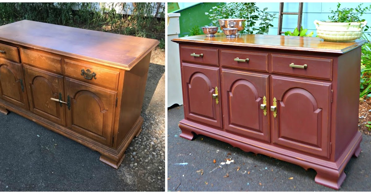 Heir and Space: A Maple Sideboard in Cabernet