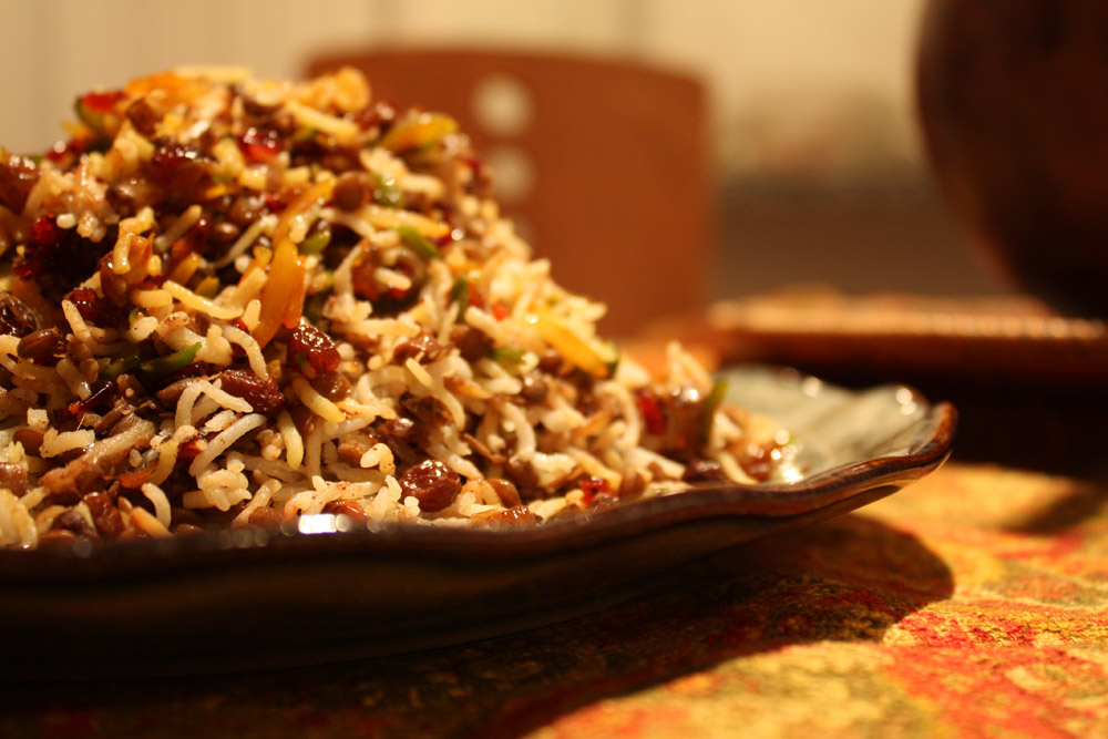 How to Cook Persian Food: Adas Polo Recipe