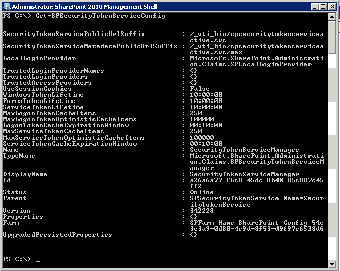 Sharepoint Memory Jog Powershell Security Token Timeout