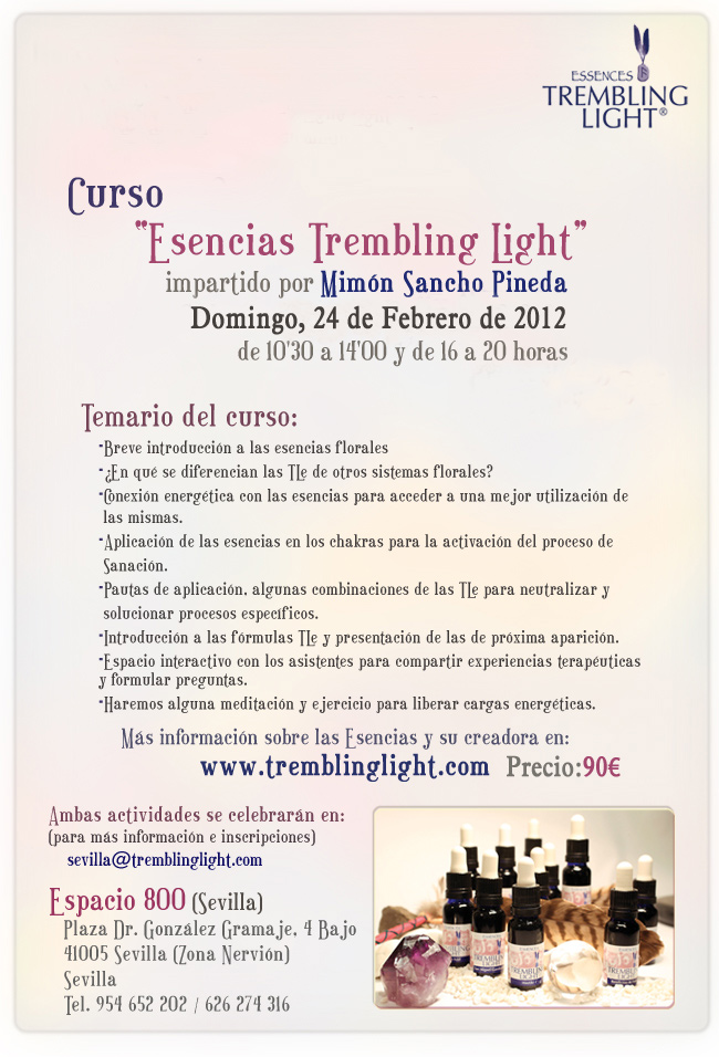 buenasterapias: Esencias Trembling Light en Sevilla