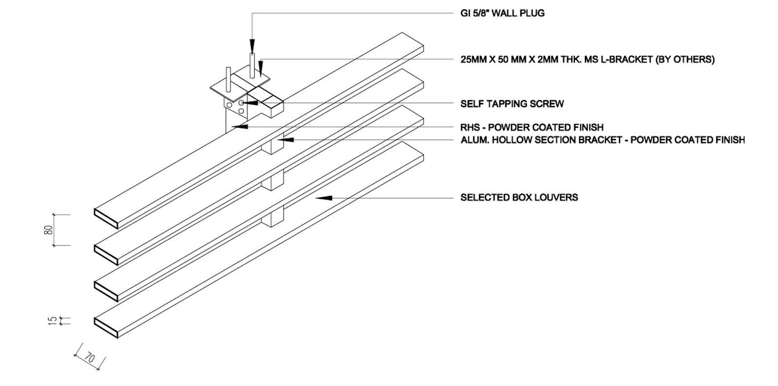 Space Products Sdn Bhd: SP.ace Series 7 - Box Shape Louvers and Metal ...