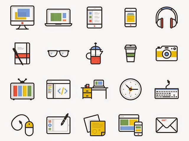 45 free material icons ~ Material Application Design