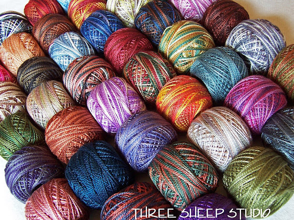 Three Sheep Studio: Thoughts On Thread - Punch Needle Embroidery...